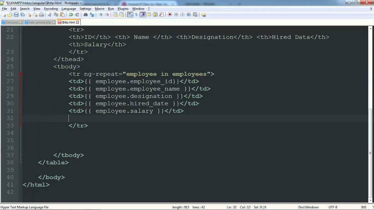 AngularJS tutorial (Chaper 6) (Part 2 ) singleton