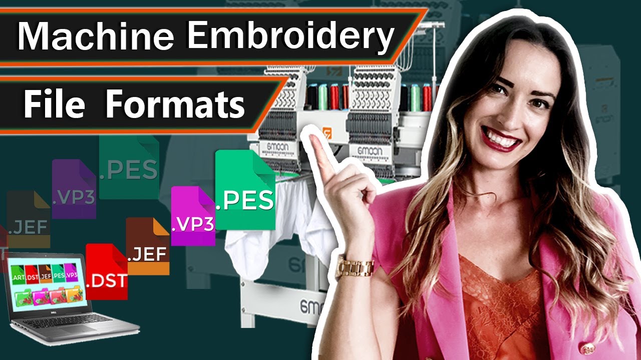 Machine Embroidery File Formats || Zdigitizing