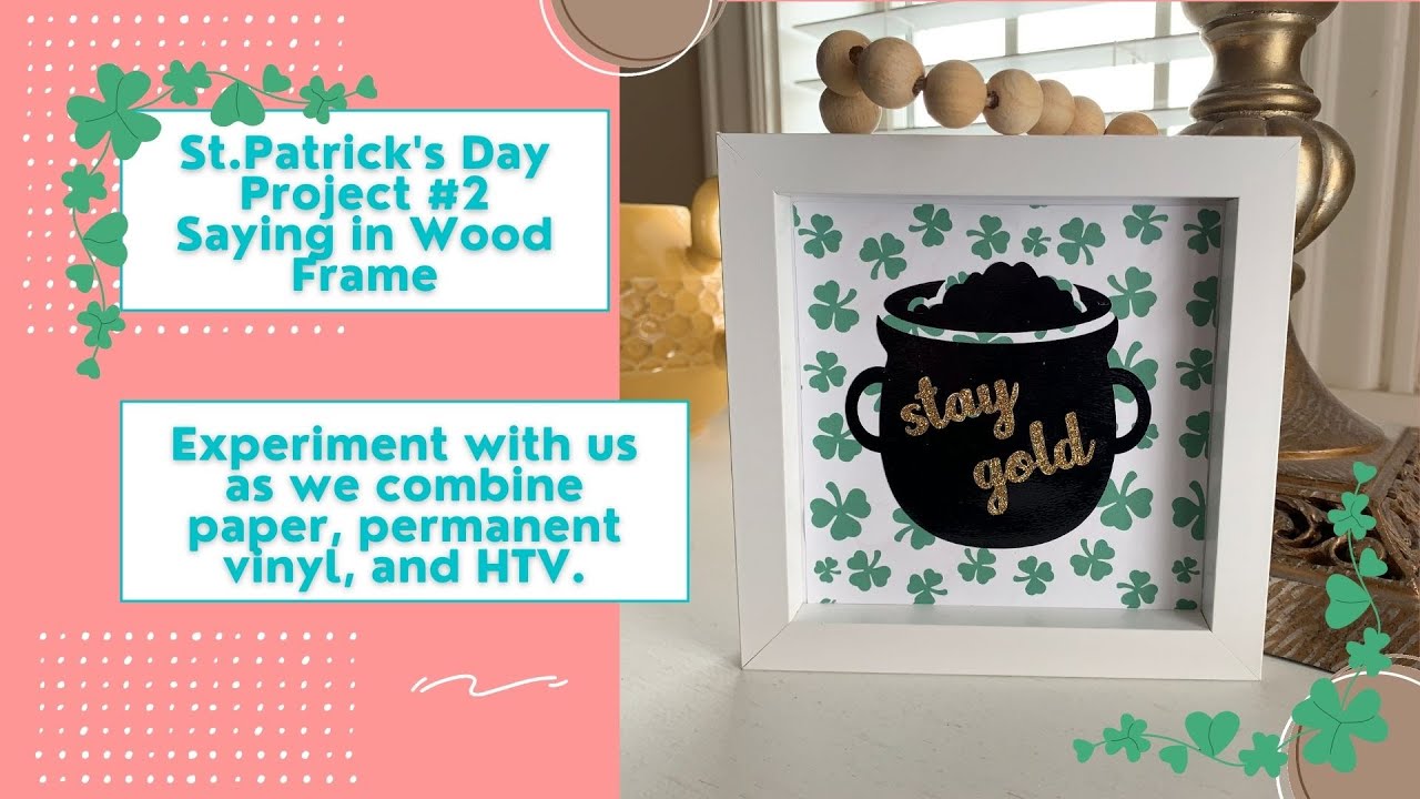 Easy St.Patrick's Day Craft #2 | Cricut Crafts