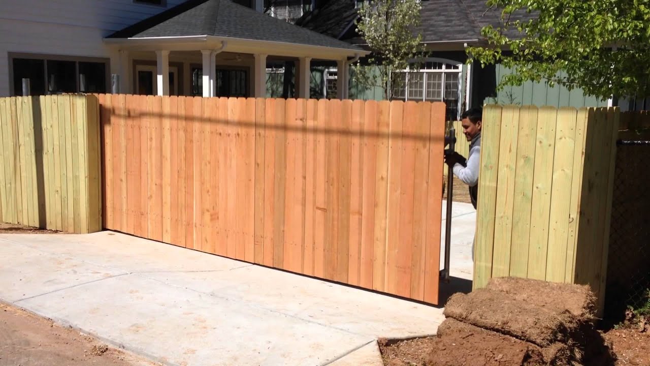 privacy slide gate, check it out!