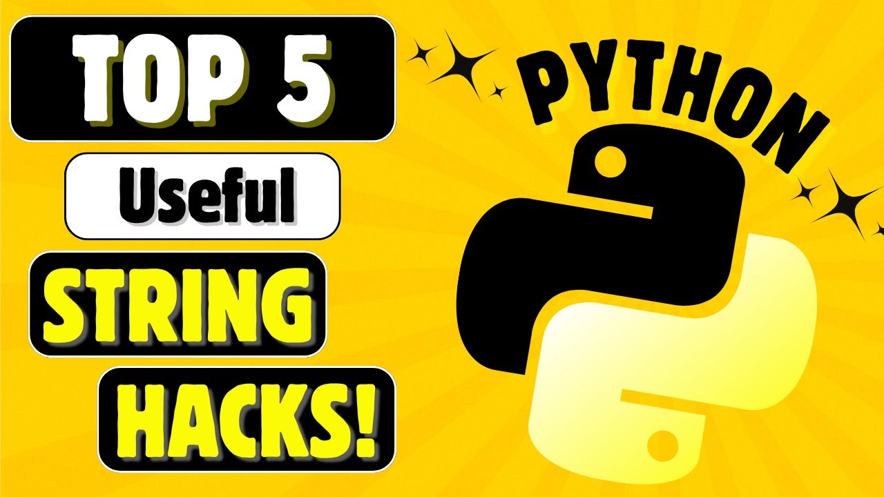 5 Python String Hacks Every Beginner Must Know 🚀 | Boost Your Coding Skills Fast!