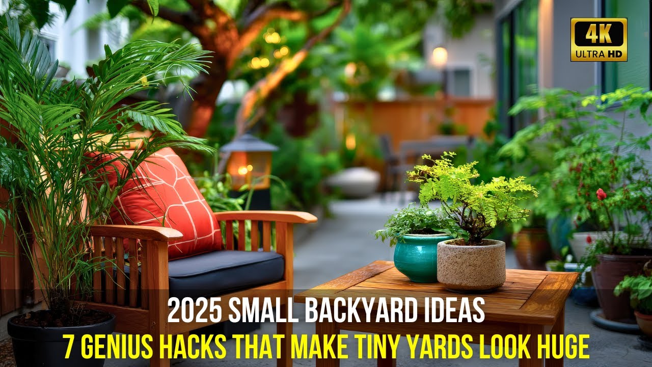 2025 Small Backyard Ideas: 7 Genius Hacks That Make Tiny Yards Look Huge