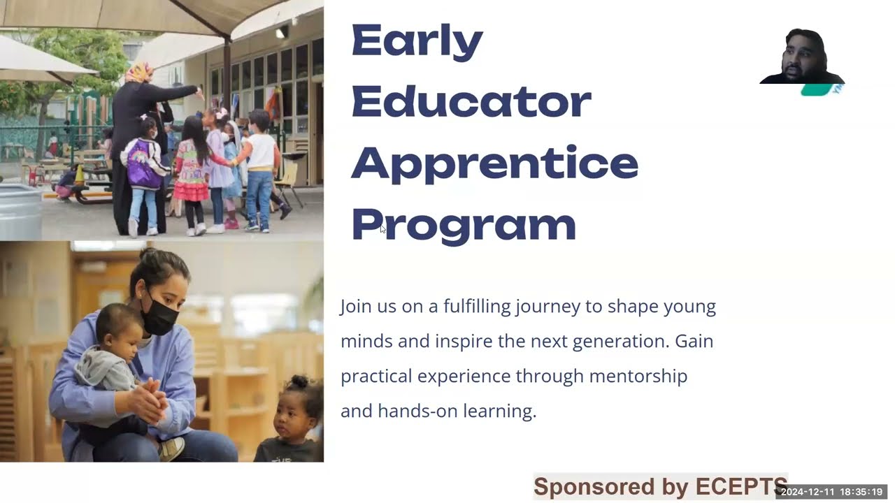 YMCA Early Educator Apprentice Program info session