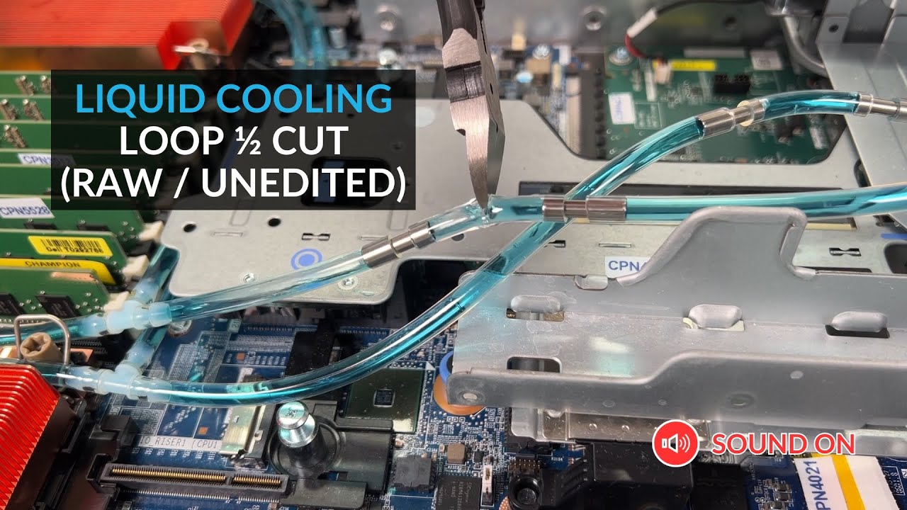 Chilldyne: Liquid Cooling Demo - Unedited/RAW Footage