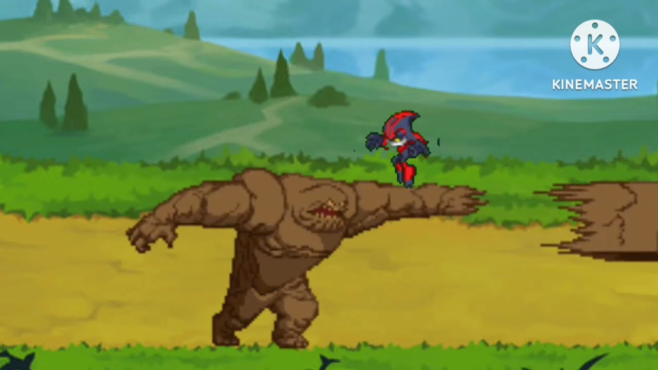 clayface vs eclipse the darkling (DC comics vs Archie sonic) sprite animation
