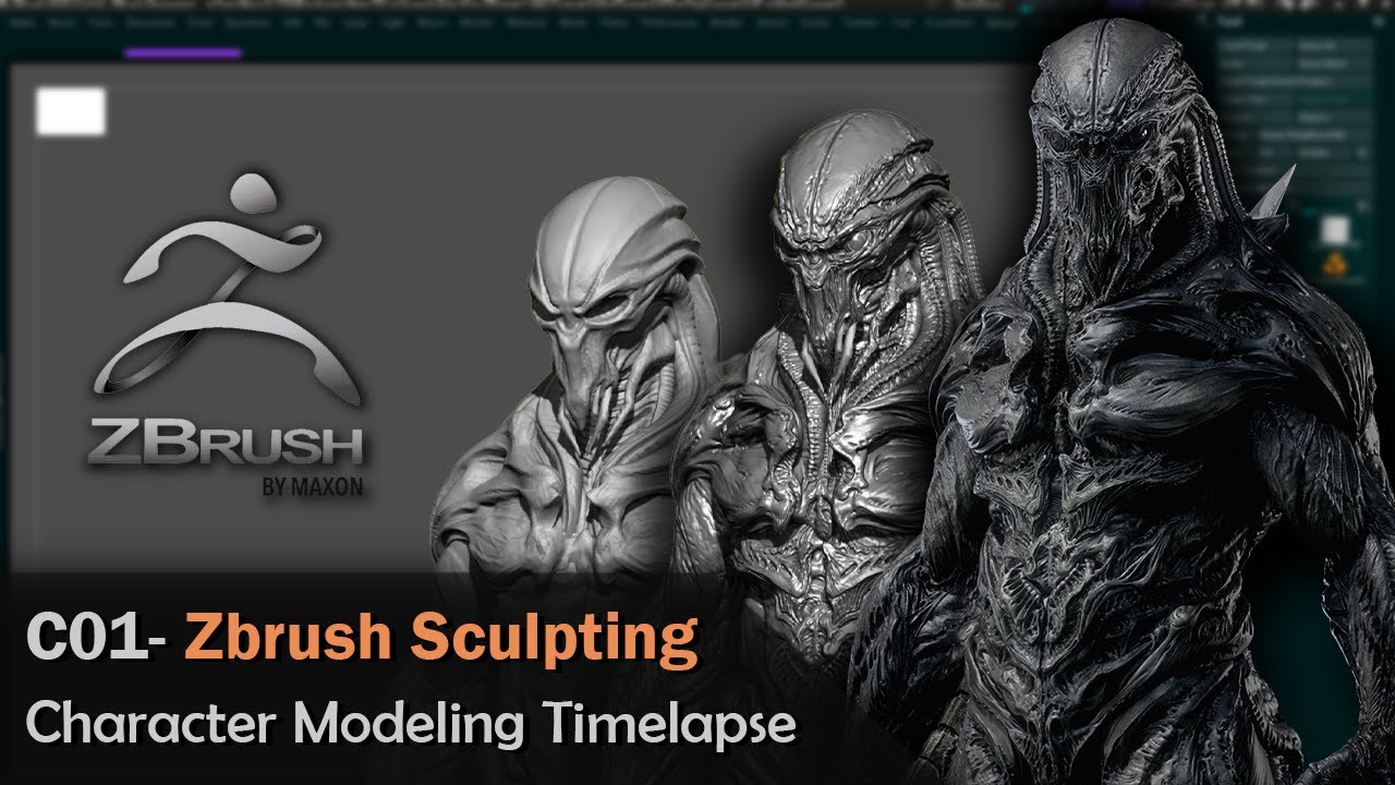 INSANE ZBrush Character Sculpting Timelapse | Creature Modeling from Scratch | ZBrush 2025