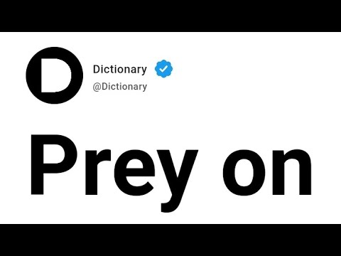 Prey on Meaning In English