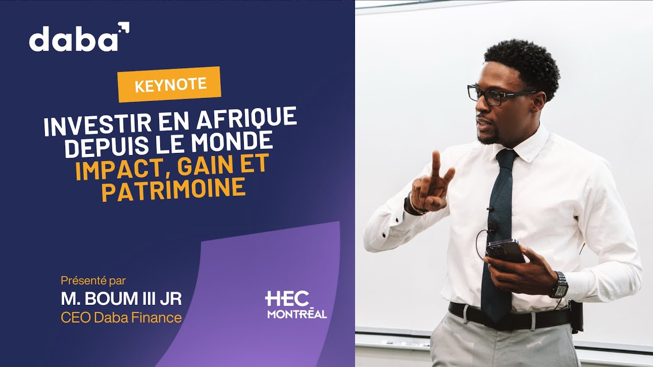 Diaspora Can Make $300M Investing in Africa | BOUM III JR Reveals How Keynote at HEC Montreal Canada