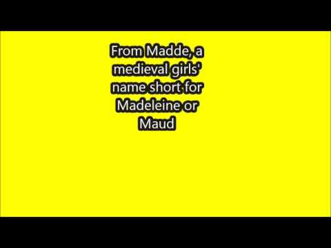 Meaning Of The Name Madison