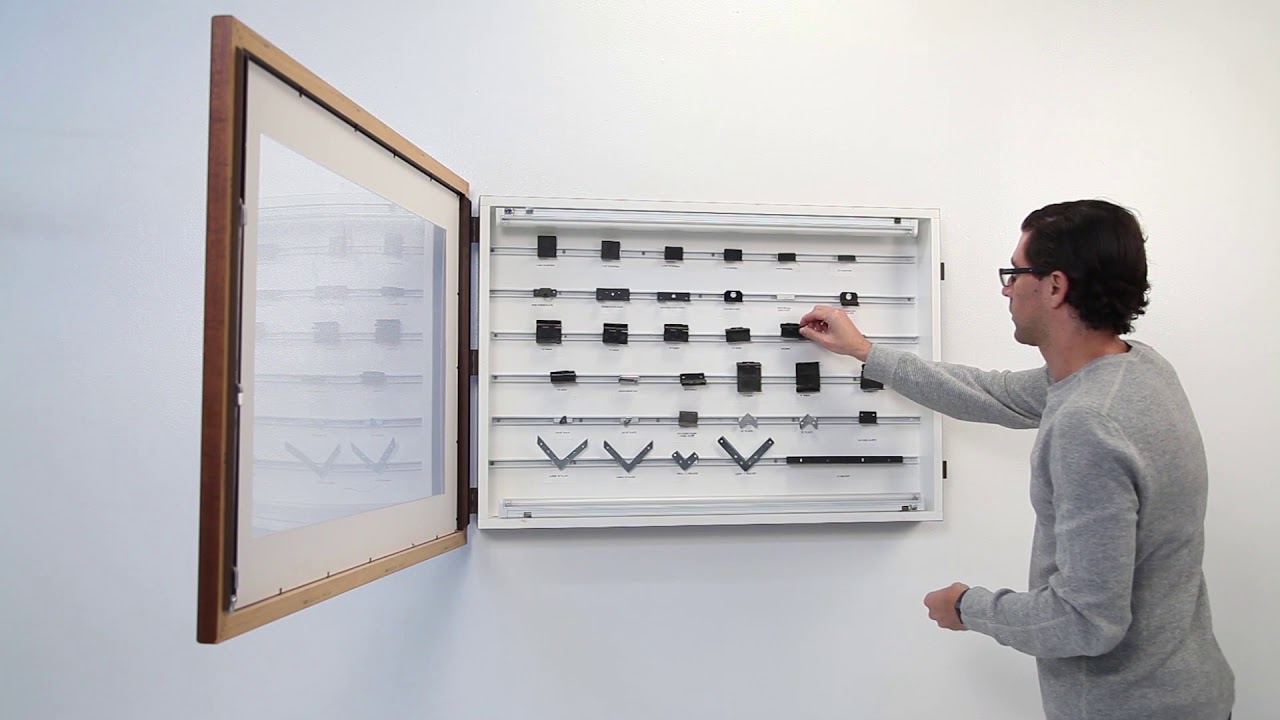 Custom SwingFrame Shadow Box Display Case Example