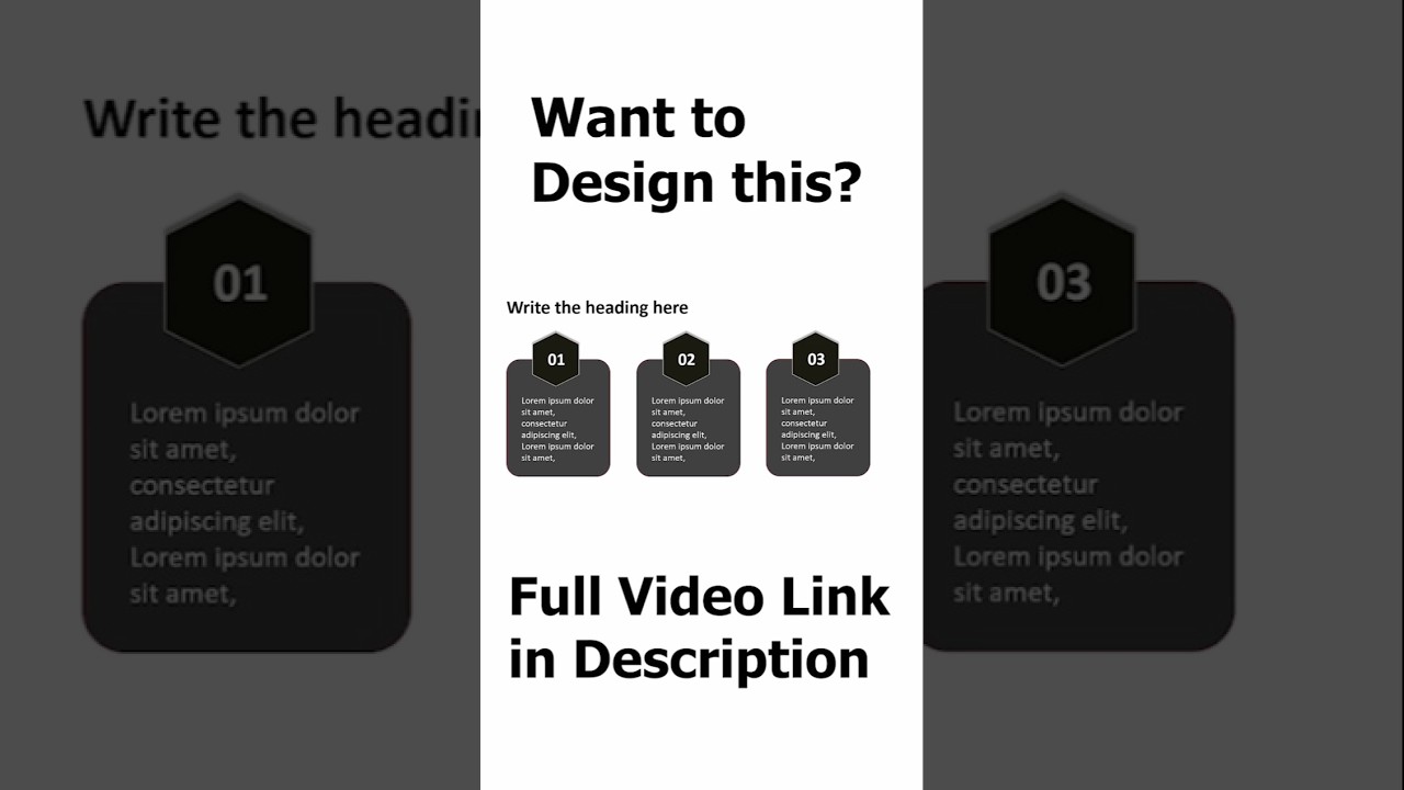 3-Point Polygon Infographic in PowerPoint