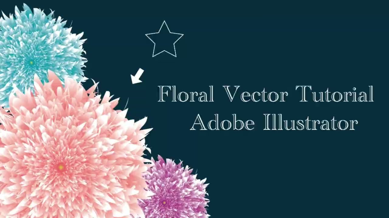 How to Create Elegant Floral Designs with the Star Shape and Blend Tool in Adobe Illustrator