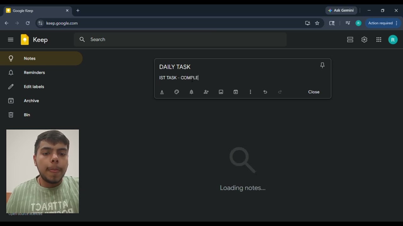 INTERNAL EVALUATION - Google Keeps