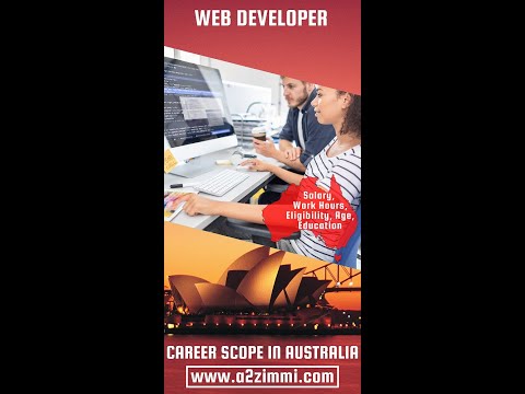 Web Developer Career Scope in Australia | Work Hours | Salary | Gender Preference