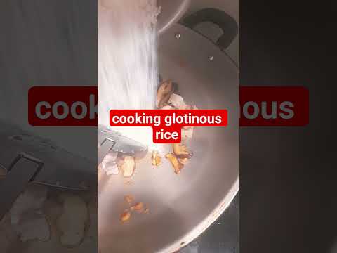 cooking glotinous rice #satisfying #shortvideo #cooking #virginia