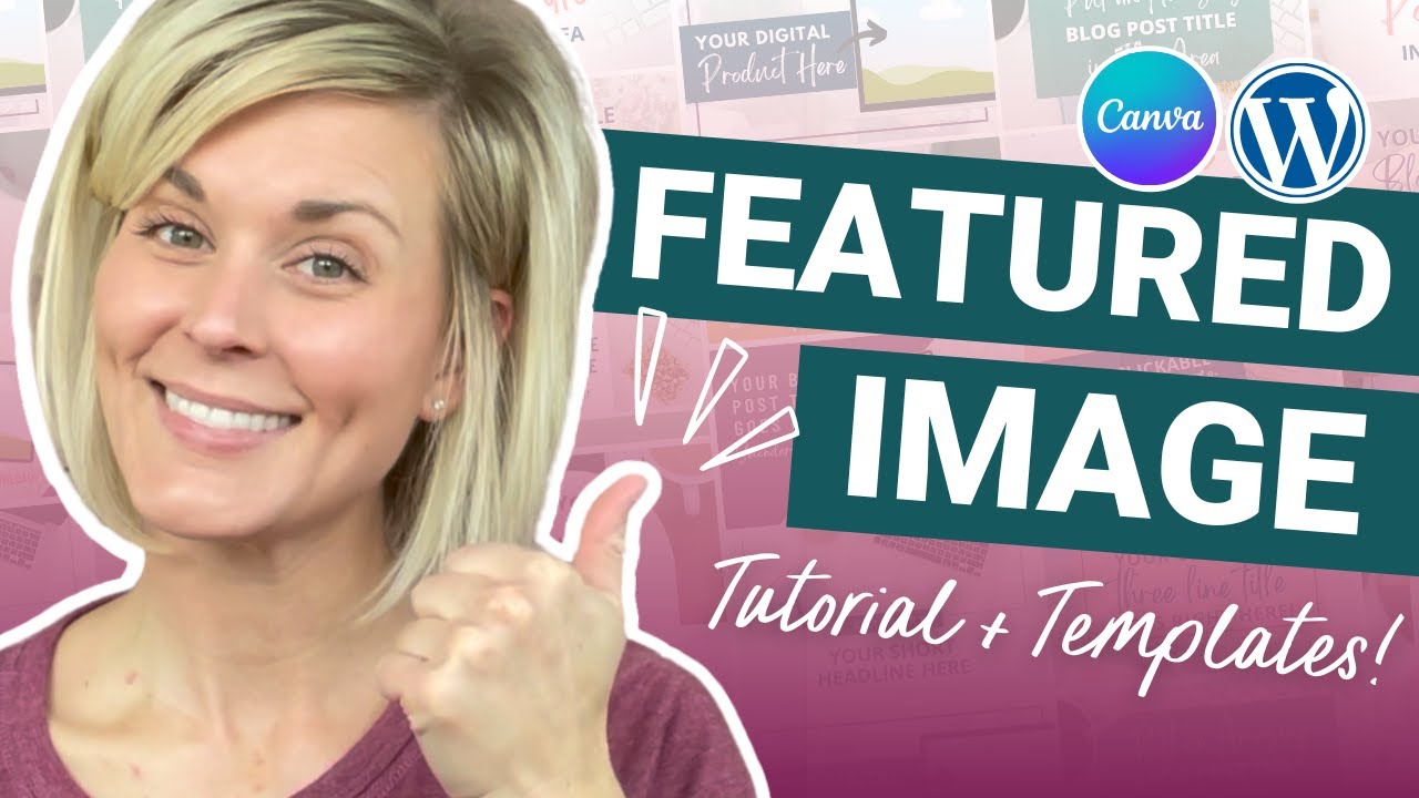 💻 How to Create a Blog Post Featured Image in CANVA [PLUS TEMPLATES!]