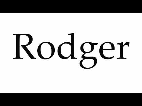 How to Pronounce Rodger