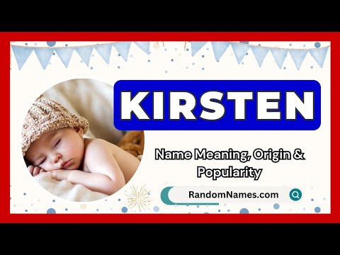 Kirsten - Baby Boy Name Meaning, Origin & Popularity - RandomNames.com