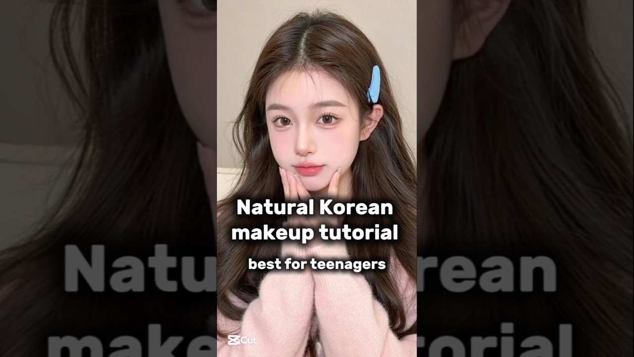 Natural Korean makeup tutorial (best for teenagers) #aesthetic #beautytiips#glowup#tips #beautyhacks