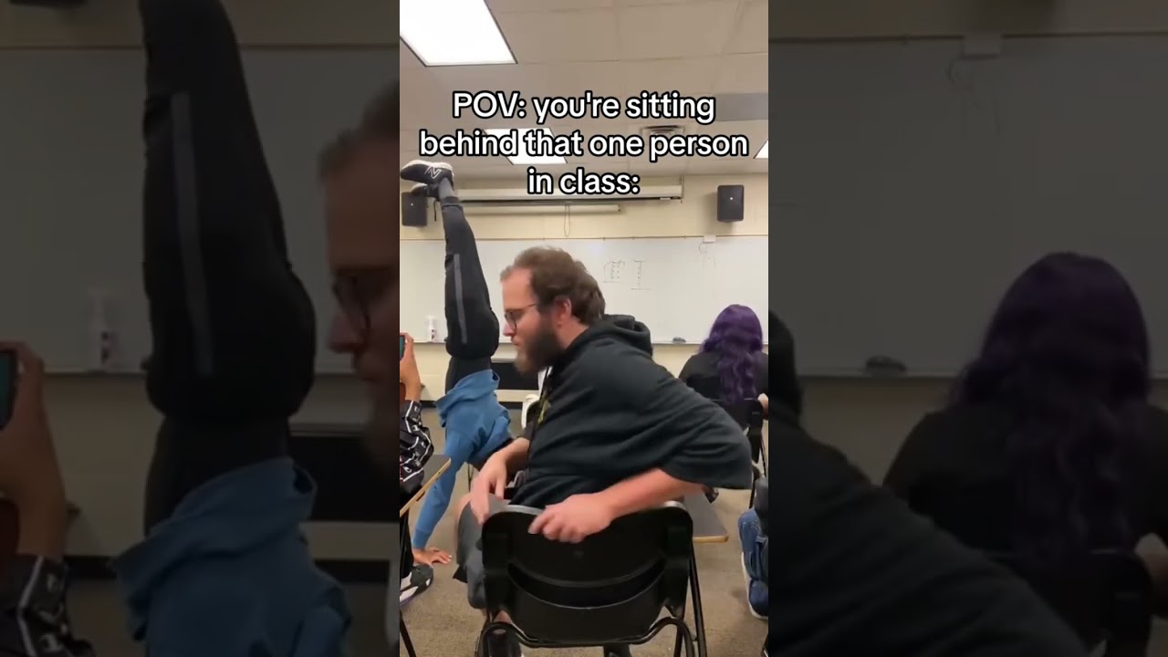 POV: you’re sitting behind that one person in class🤨🤨 #shorts #comedy #class