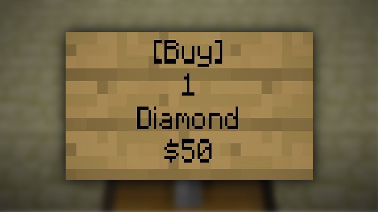 Minecraft- SignShop | PLUGIN TUTORIAL