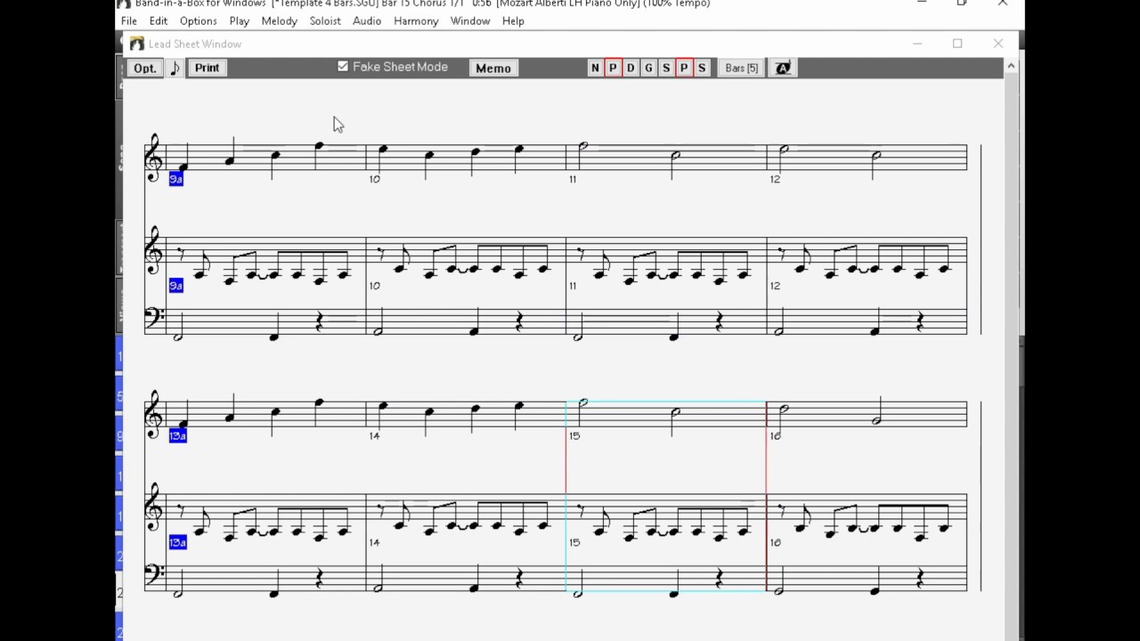 Melody Based Composing - Melody Sketch Pad and Band in a Box