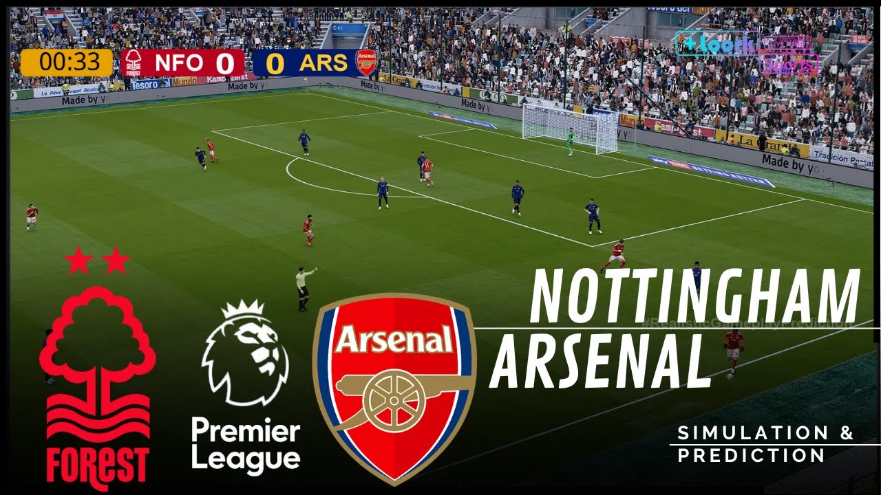 Pronostic Gratuit : Nottingham Forest vs Arsenal - Premier League du 17 ...