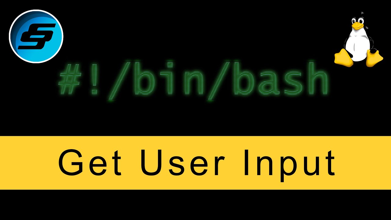 Get User Input - Bash Scripting