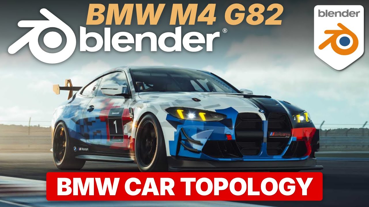 How to Model BMW Cars in Blender - M4 G82 Topology Tutorial