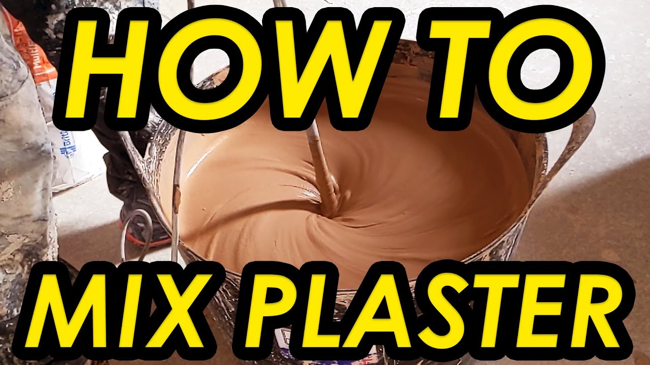 How To Mix Plaster | Learn To Mix Plaster Correctly [Plastering Tutorial]