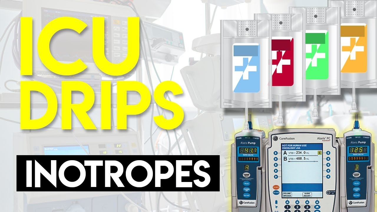 Inotropes - ICU Drips