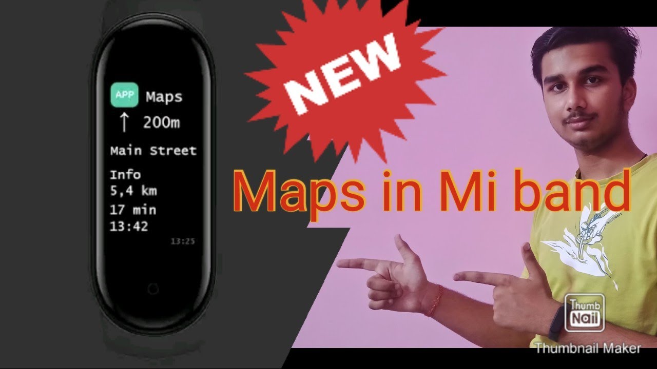 Maps in Mi band #mibandmaps