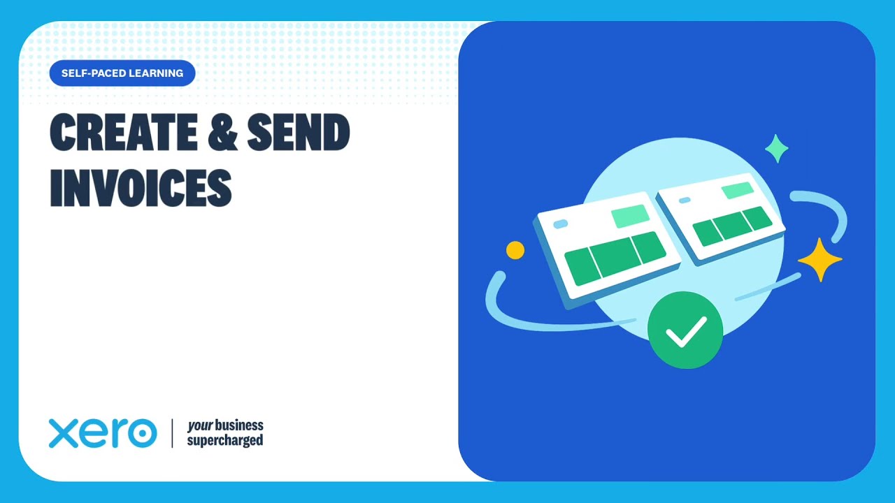 How to create and send invoices in Xero