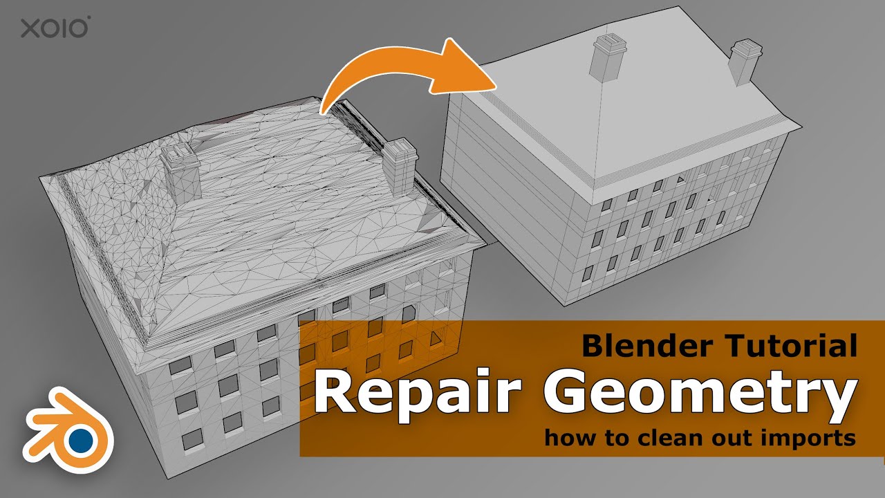 Repair Geometry and Import Meshes (OBJ, FBX, ...) - Blender Tutorial