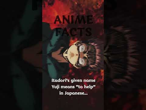 The Symbolism Behind Itadori's Name in Jujutsu Kaisen! #AnimeTheory #NameMeaning#Animefacts #shorts