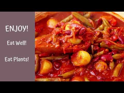 make green bean stew with berbere spice mix