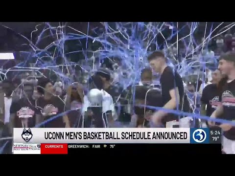 UConn men’s basketball schedule released