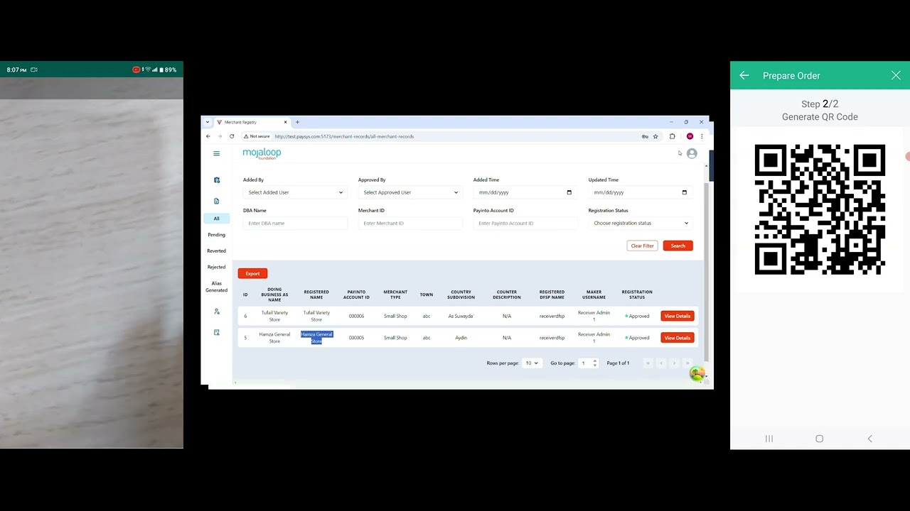 Mojaloop Merchant Payments Demo