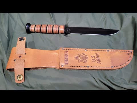 Ka-bar US army fighting knife review