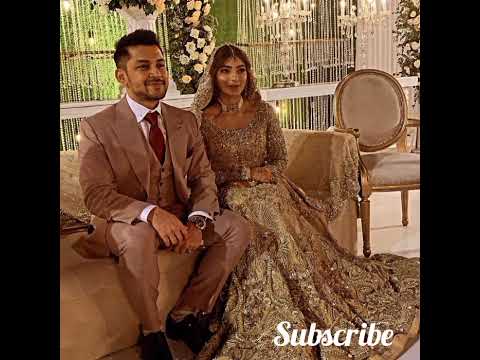 Maryam Ansari and Owais khan reception pictures