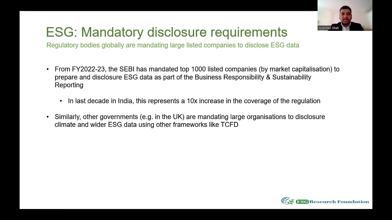 Whether ESG is mandatory or Voluntary