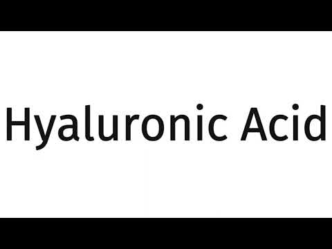 How to pronounce Hyaluronic Acid?(CORRRECTLY)