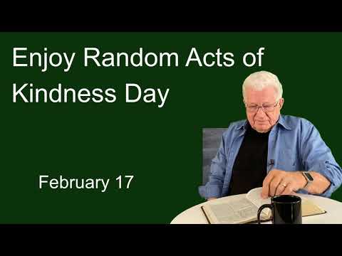 National Random Acts of Kindness Day