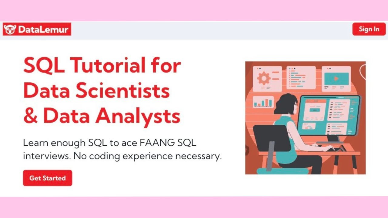 Free SQL Tutorial for Data Scientists & Data Analysts