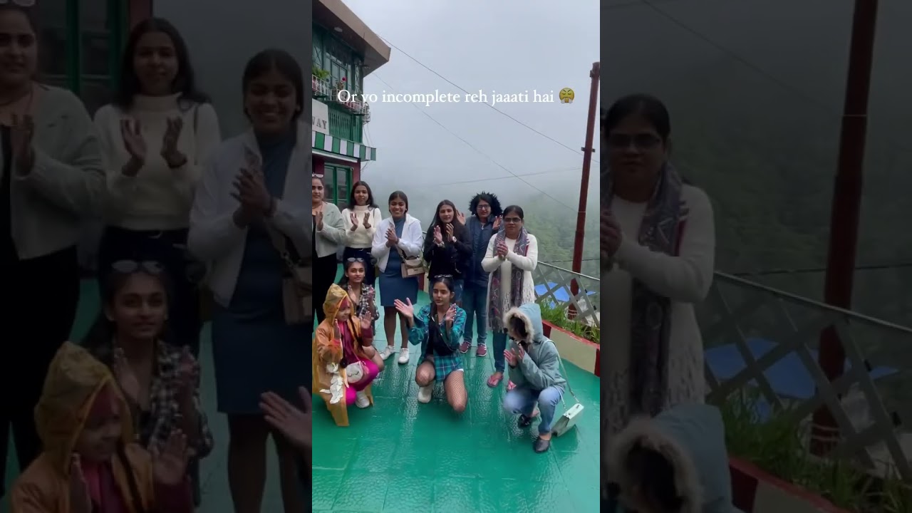 Trending reel | Group shorts | Same Same | Uttarakhand | Girls college trip | Riddhi Maheshwari