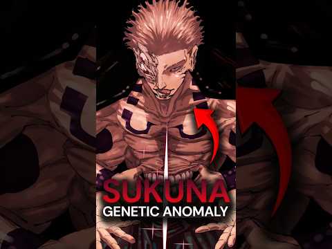 Why Sukuna is a Genetic Anomaly! #jujutsukaisen #sukuna