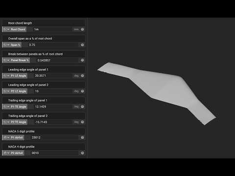 Parametric Flying Wing Demo – nTop Learn