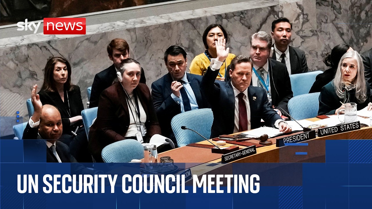 UN Security Council holds meeting on situation in Middle East