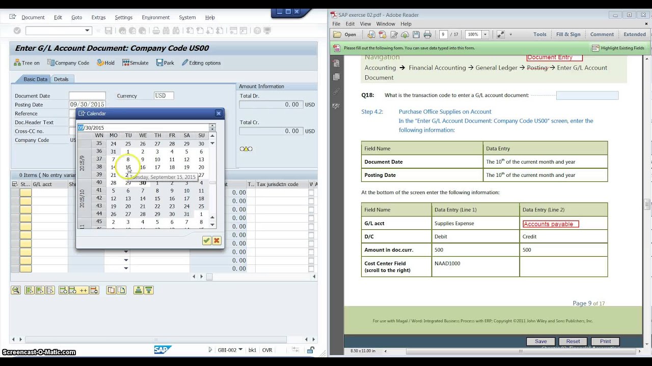SAP exercise 02 part 2