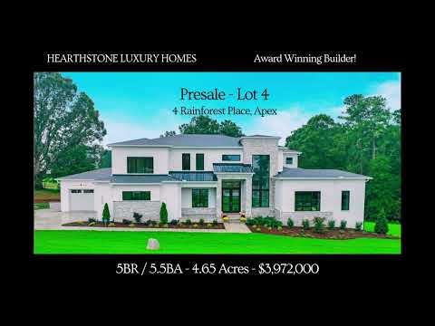4 Rainforest Place, Apex, NC 27523 - The Rainforest Estates